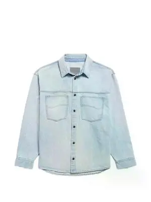 Balenciaga Chest-pocket Denim Shirt - Blue