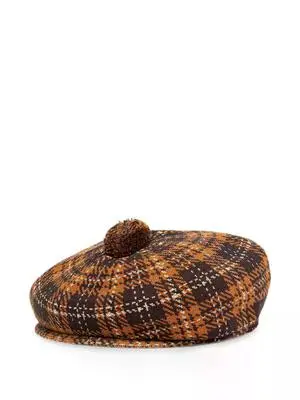 KANGOL Heritage Flat Cap - Brown
