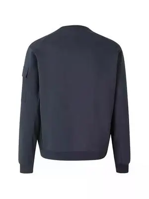 Herno Crew-neck Sweatshirt With Flap Pocket