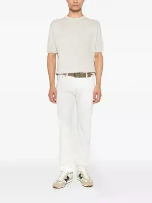 Corneliani Crew-neck T-shirt - Neutrals