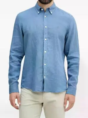 BOSS Button-down Embroidered Logo Shirt