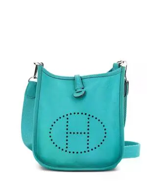 Hermès Evelyne Bag Gen Iii Epsom Tpm Crossbody Bag - Blue