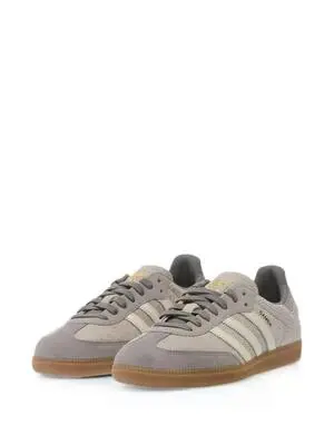 Adidas Samba Sneakers With Snakeskin Effect - Neutrals