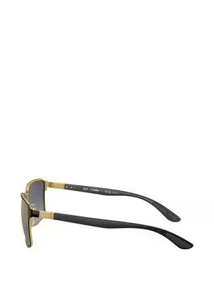 Ray-ban Chromance Rectangle-frame Sunglasses