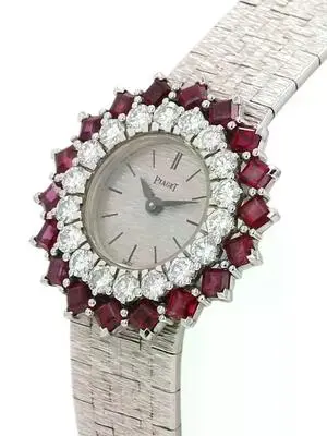 PIAGET 1970s Diamond And Ruby Watch