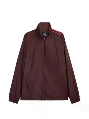 Y3 Logo Print Zip-up Jacket - Red