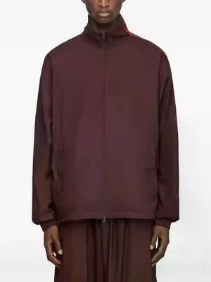 Y3 Logo Print Zip-up Jacket - Red