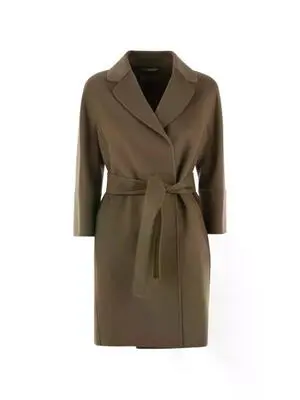 Max Mara Arona Belted Virgin Wool Coat