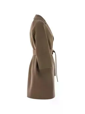 Max Mara Arona Belted Virgin Wool Coat