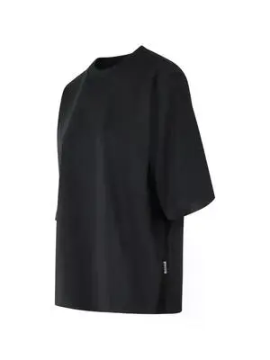 RÓHE Oversized Logo Tag T-shirt - Black