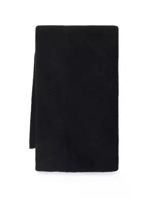 EMERSON RENALDI Fine-knit Cashmere Scarf - Black