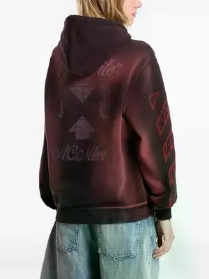 Off-White Gradient Effect Hoodie