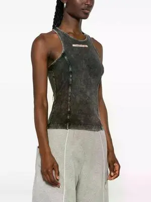 DIESEL® Irene Acid-wash Logo Patch Top