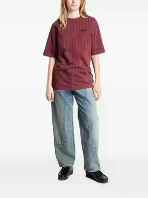 New Era Pinstripe Pattern T-shirt