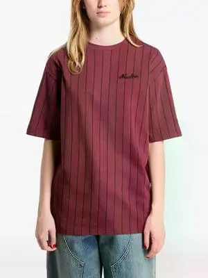 New Era Pinstripe Pattern T-shirt