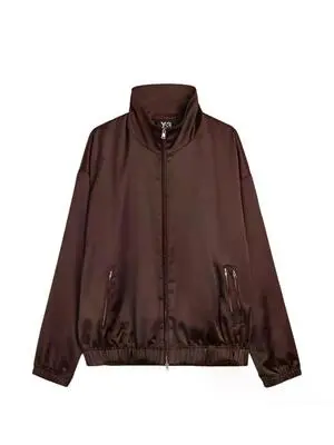 Adidas Y-3 High Neck Zip Jacket - Brown