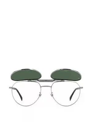 DB EYEWEAR BY DAVID BECKHAM Pilot Frame Clip-on Sunglasses