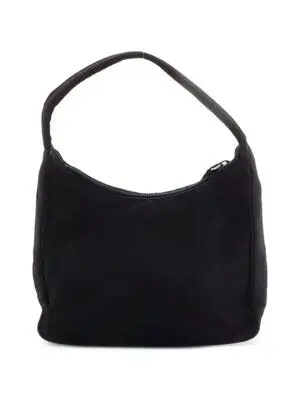 Prada Tessuto Mini Hobo Bag - Black