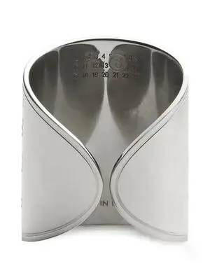 MAISON MARGIELA Palladium Sticker Band Ring