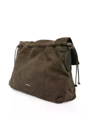 COCCINELLE Suede Drawstring Shoulder Bag