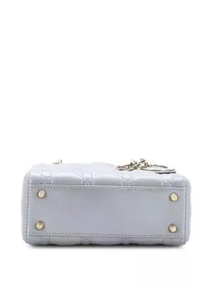 Dior Lady Mini Satchel - Grey