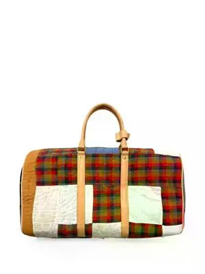 BETTER WITH AGE Patchwork-pattern Luggage