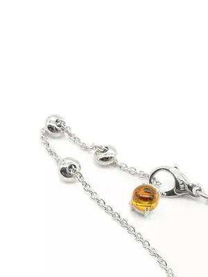 BVLGARI Allegra Necklace With Diamonds And Multi-cut Gemstones In 18k White Gold