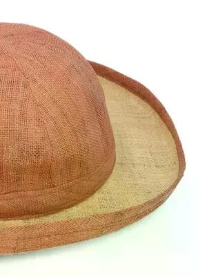 Vintage Woven Straw Wide-brim Hat