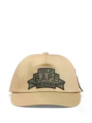 A BATHING APE Logo Patch Baseball Cap - Neutrals