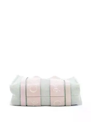 Chloé Woody Convertible Small Tote Bag - Grey