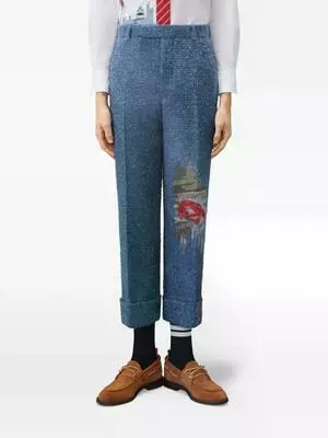 Thom Browne Belted Pants For Men