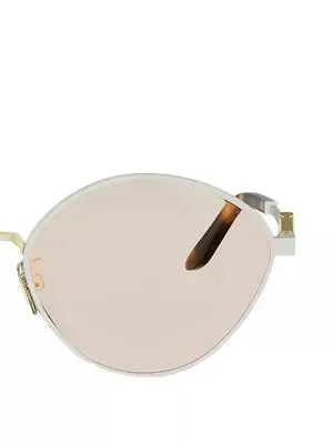 Fendi Ff Diamonds Cat-eye Sunglasses - Silver