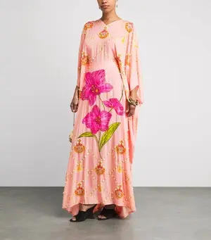 Verandah Embellished Orchard Kaftan Maxi Dress