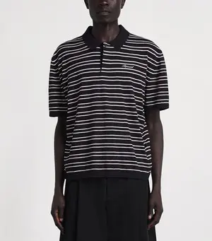 REPRESENT Cotton Stripe Polo Shirt