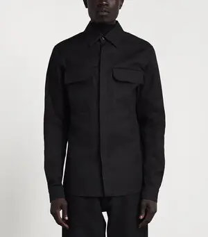 Rick Owens Cotton Poplin Work Shirt