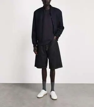 Sandro Leather And Suede Low-top Trainers