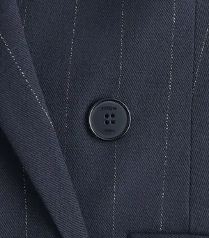 Maje Double-breasted Pinstripe Suit Jacket