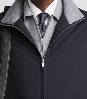 LARDINI Shell Bomber Jacket