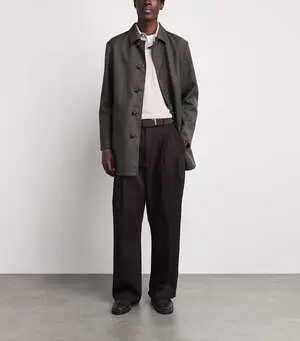 Pal Zileri Wool Reversible Overcoat