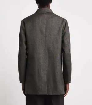 Pal Zileri Wool Reversible Overcoat