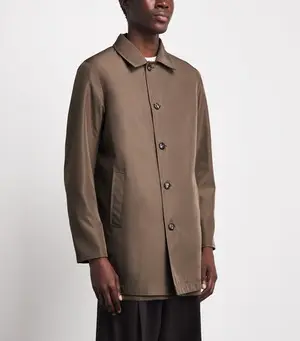 Pal Zileri Wool Reversible Overcoat