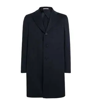 Pal Zileri Cashmere Overcoat - Navy