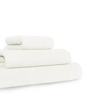 GRACCIOZA Bee Waffle Bath Sheet - White