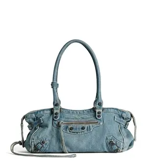 Balenciaga Le City East-west Shoulder Bag - Blue