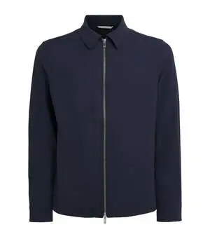 Marco Pescarolo Virgin Wool Blend Zip Up Jacket