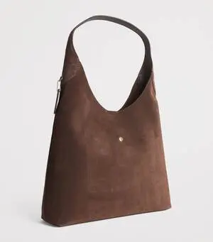 COACH Suede Brooklyn 39 Shoulder Bag - Brown
