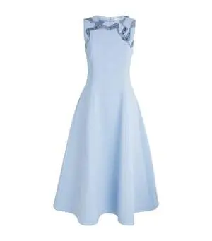 Rebecca Vallance Embellished Midi Dress - Blue