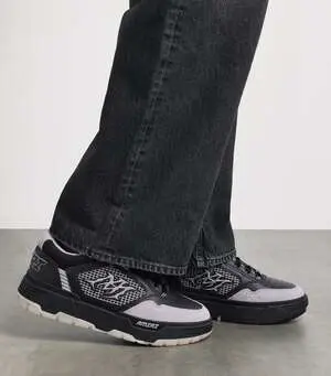 Amiri Ma-94 Leather & Suede Sneakers - Grey