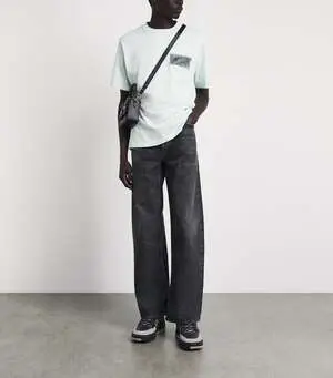 Amiri Ma-94 Leather & Suede Sneakers - Grey