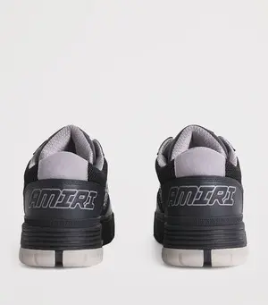 Amiri Ma-94 Leather & Suede Sneakers - Grey